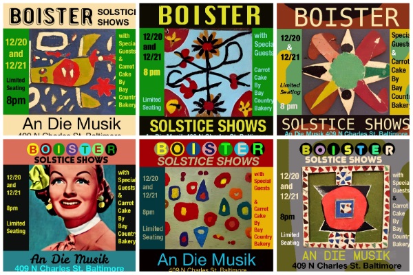 Boister Winter Solstice 2022, part 1 & 2, Baltimore, MD - InstantSeats