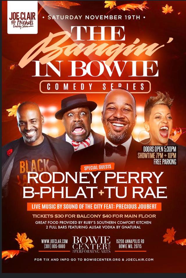 Joe Clair Presents : Bangin In Bowie, Bowie, MD - InstantSeats